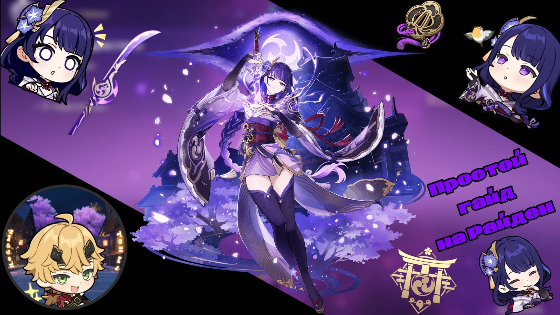 Простой гайд на Райден из Genshin Impact!