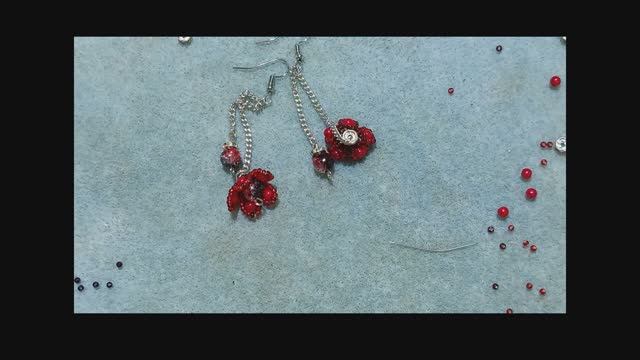 Мастер класс\Красивые серьги с цепочкой \ МК