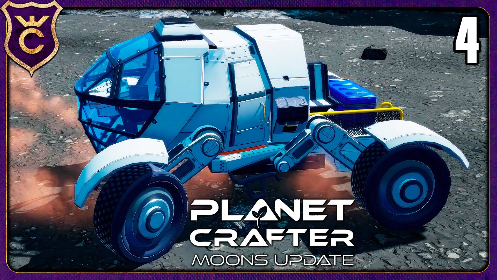 РОВЕР И ПУТЕШЕСТВИЕ ПО ВСЕЙ КАРТЕ! 4 The Planet Crafter Moons Update