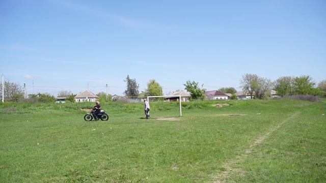 Традиция проезда на мотобольных мотоциклах г. Зеленокумск  видео Романа Величко