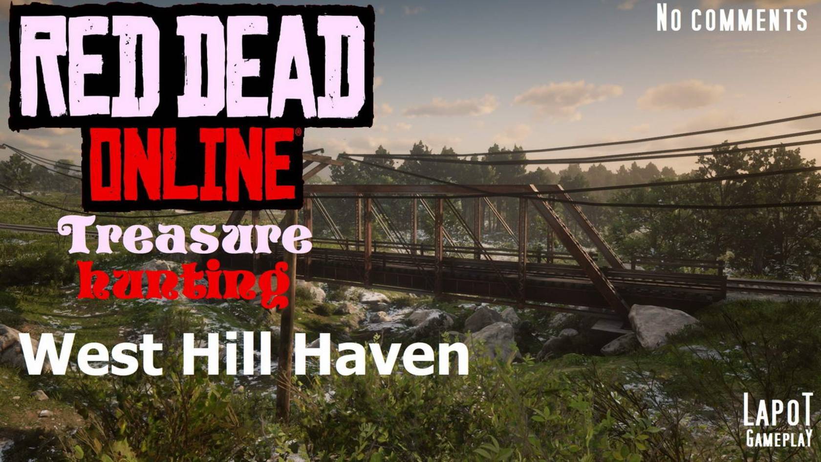 Red Dead Online. Treasure hunting. West Hill Haven / Карта сокровищ Ранчо Хилл-Хейвен