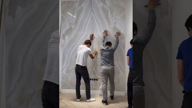 Установка гибкого камня