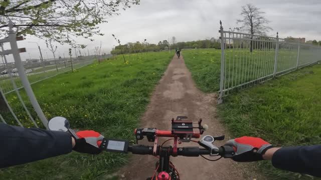 22 мая 2025. Санкт-Петербург. Поездка на электровелосипеде.