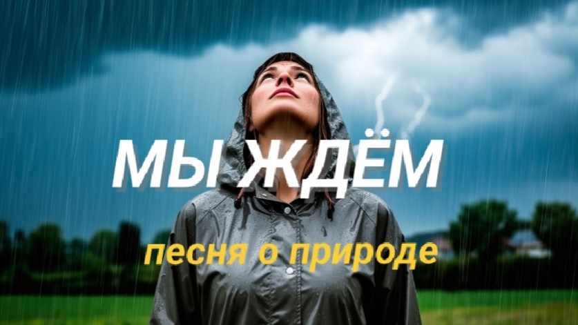 Мы ждём. Песня о природе, написанная на природе с участием самой природы ⛈️.