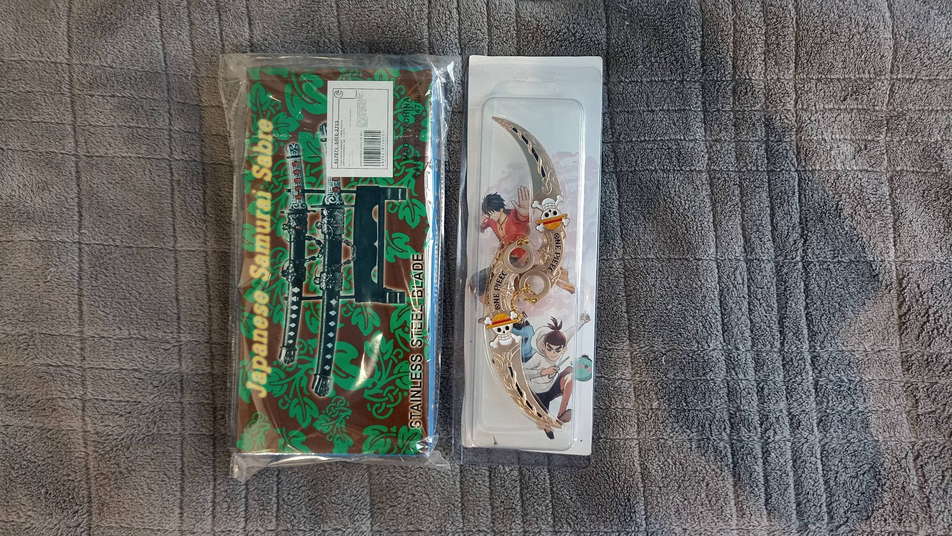 Распаковка НОЖЕЙ One Piece и КАТАН!