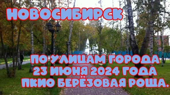 Новосибирск/ По улицам города/ 23 июня 2024 года/ ПКиО Берёзовая роща.