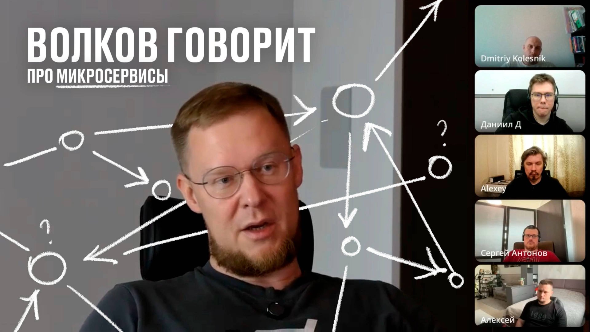 Волков говорит про микросервисы