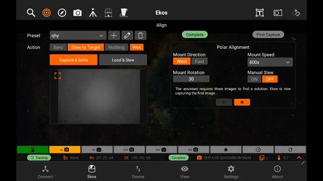StellarMate Polar Alignment Assistant
