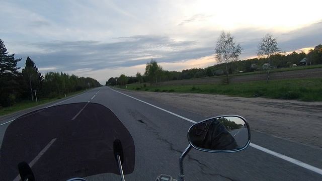 Honda Rebel CMX250 прохват Тверь-Старица-Барская Усадьба-Тверь часть 2