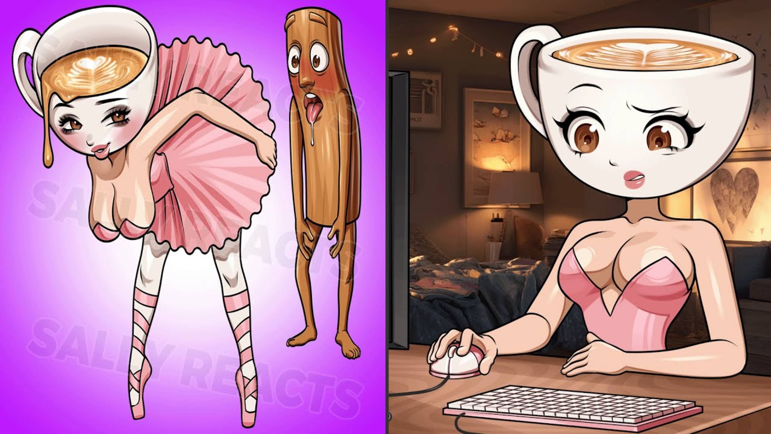 Итальянские мемы - Реакция Балерина Капучино VS Sprunki|СПРУНКИ или СПРУНКЕ