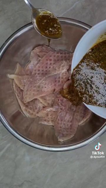 Шашлык из куриной грудки