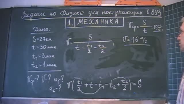 Средняя скорость поезда