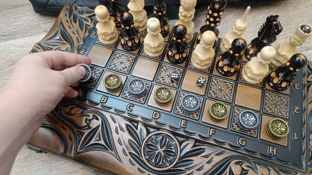 Шахматы нарды 3 в 1