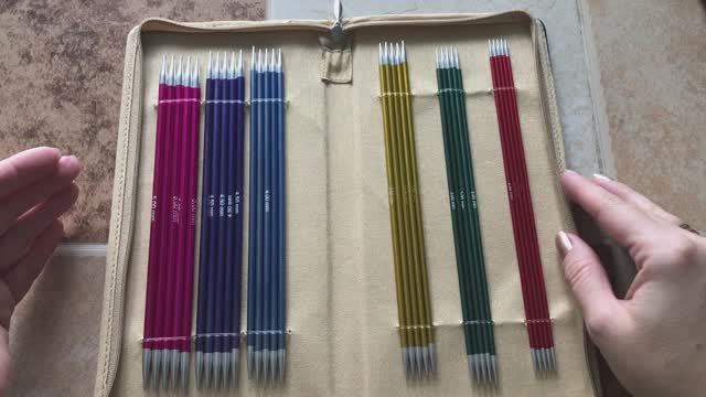 ОБЗОР НАБОРА ЧУЛОЧНЫХ СПИЦ от Knit Pro ZING / Бюджетный вариант