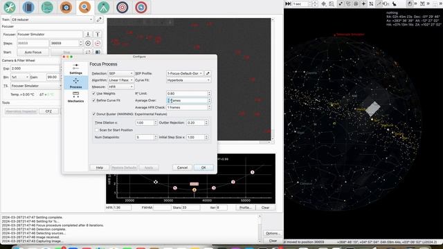 KStars ⧸ Ekos Focus Improvements for 3 7 0
