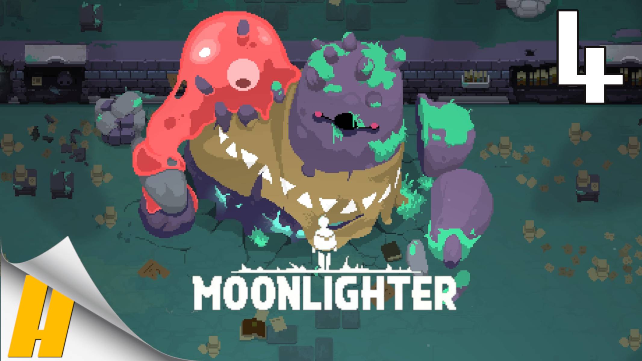 Прохождение Moonlighter (Лунатик) - БОСС: КОРОЛЬ ГОЛЕМОВ (Часть 4)