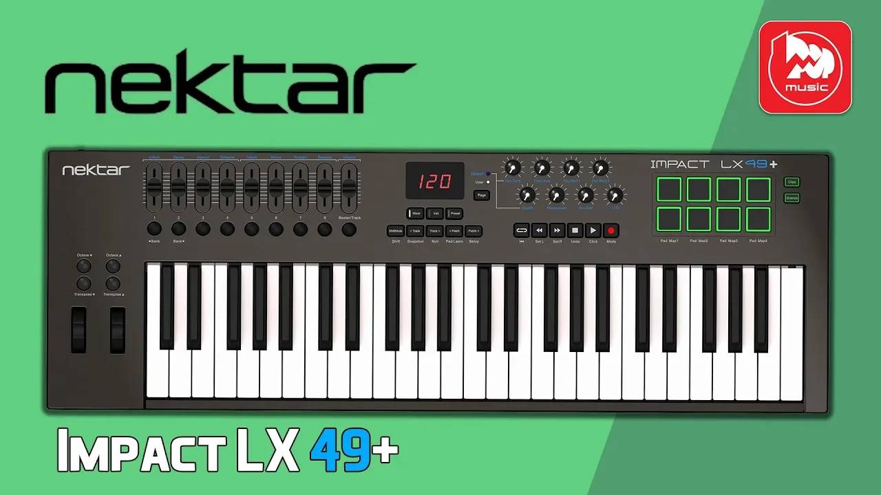 Недорогая MIDI-клавиатура Nektar Impact LX 49+