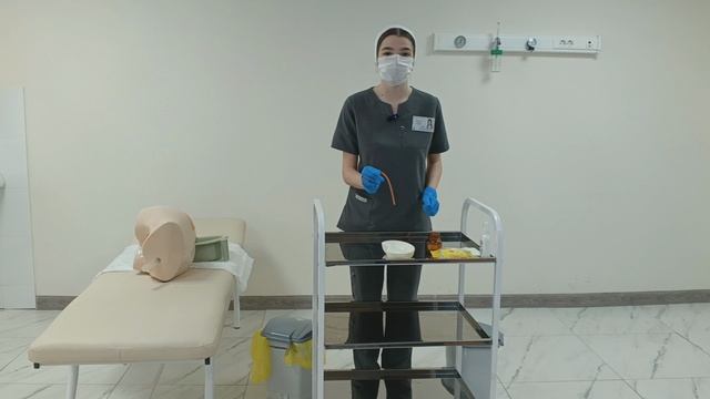 Постановка газоотводной трубки (аккредитационный алгоритм)