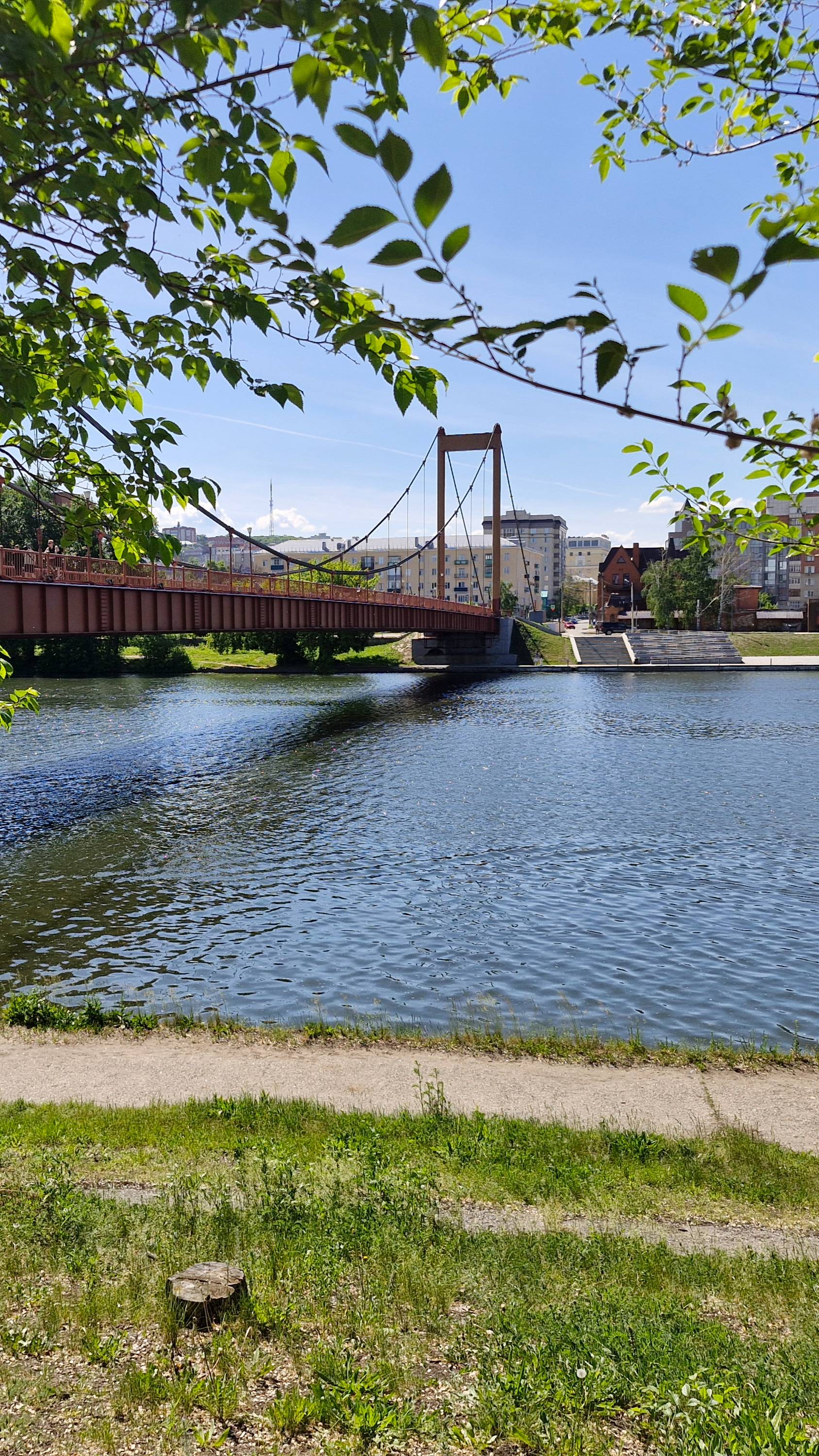 Набережная Пензы и Мост дружбы.