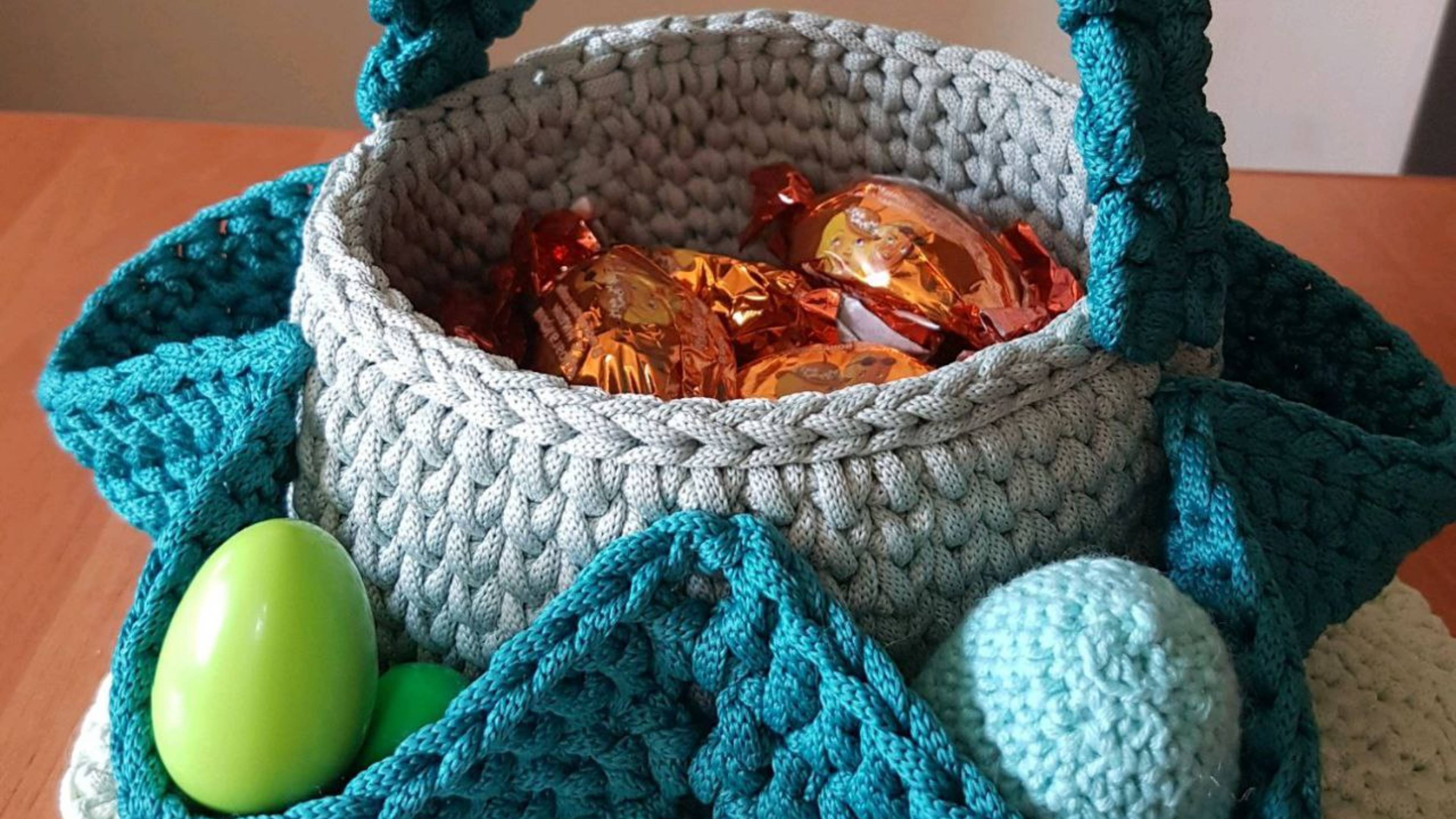 Пасхальная корзинка часть 9