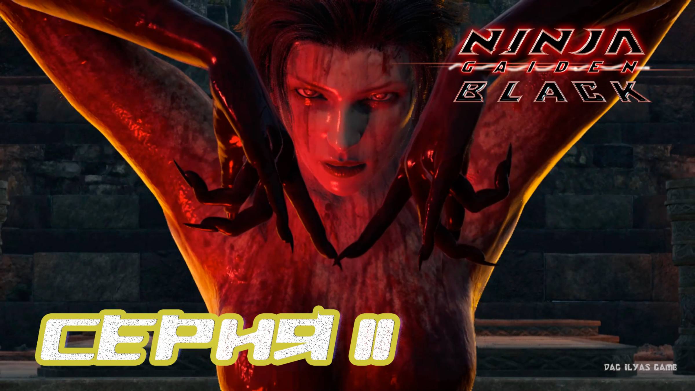 (ИГРА) ПРОХОЖДЕНИЕ NINJA GAIDEN 2 Black. ЧАСТЬ 11. БОСС ЭЛИЗАБЕТ