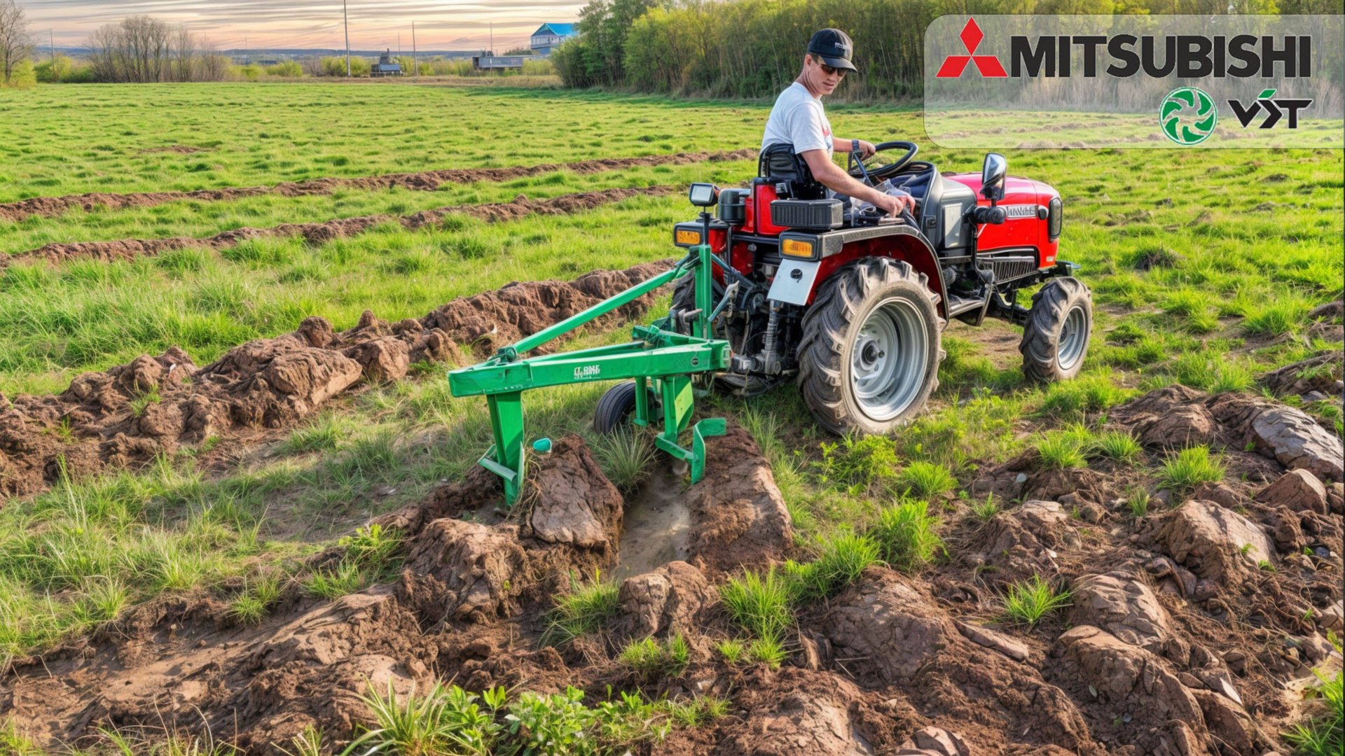 Возможно все! Трактор Mitsubishi VST 929 4WD 29 л.с. это точно минитрактор)