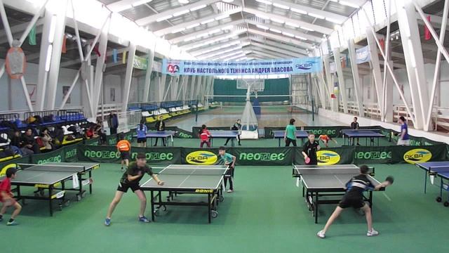 Личное первенство Клуба юноши 1-8 столы 11 янв 2015 часть 3