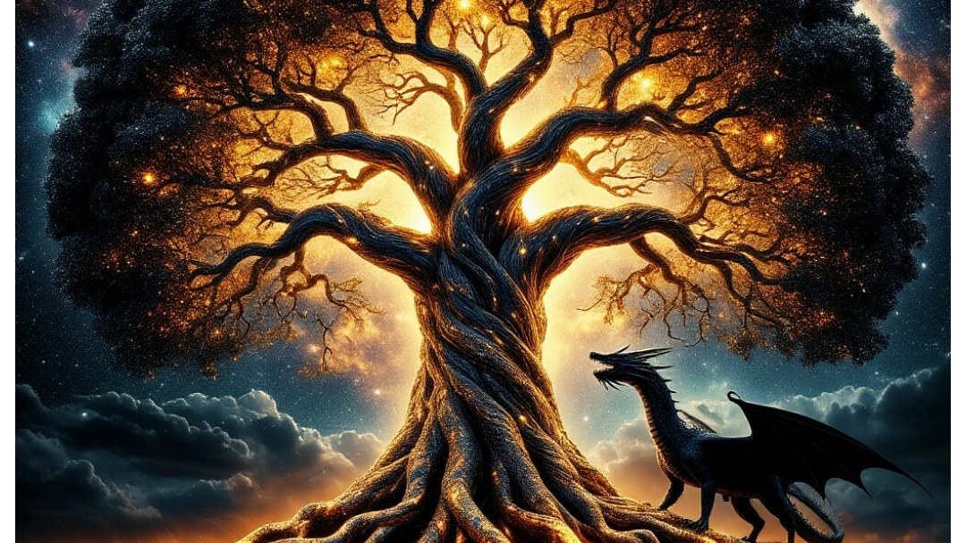 Мировое Древо. Авторска песня на стихи Андрея Жукова. О том как произошёл потоп после падения дерева