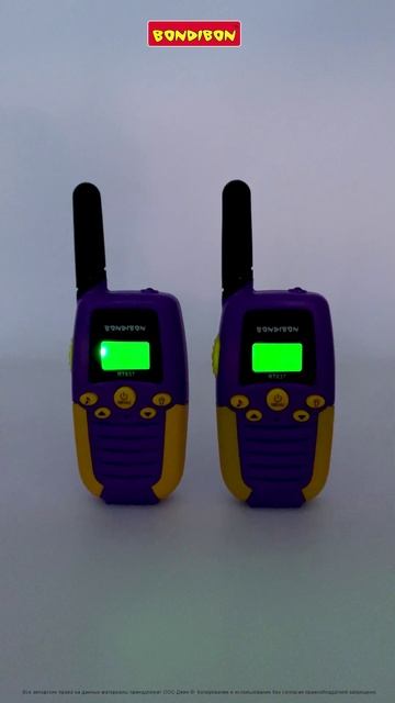 Детские рации игрушечные мощные 2 шт #Shorts,#bondibon,#длядетей,#развивающая