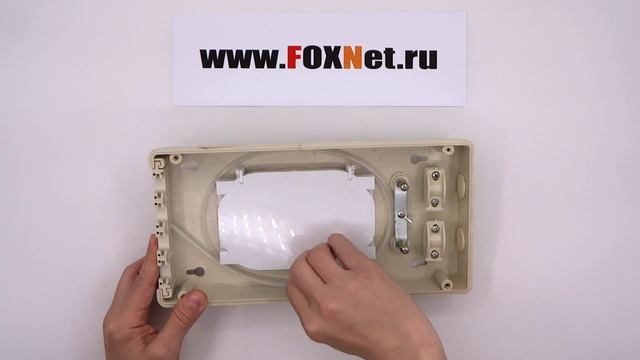 Обзор - Кросс-бокс оптический настенный FOXNET на 12 портов SC