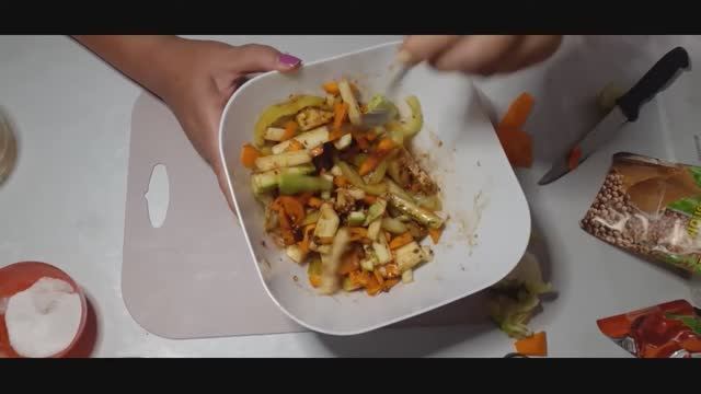 Кабачки по корейски. Как приготовить кабачки. Dinner recipe. Рецепт ужина