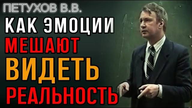 Как эмоции мешают правильно понимать ситуации в жизни. Профессор Валерий Петухов