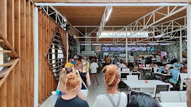 Столовая Бристоль Сочи Лазаревское цены, еда недорого у моря