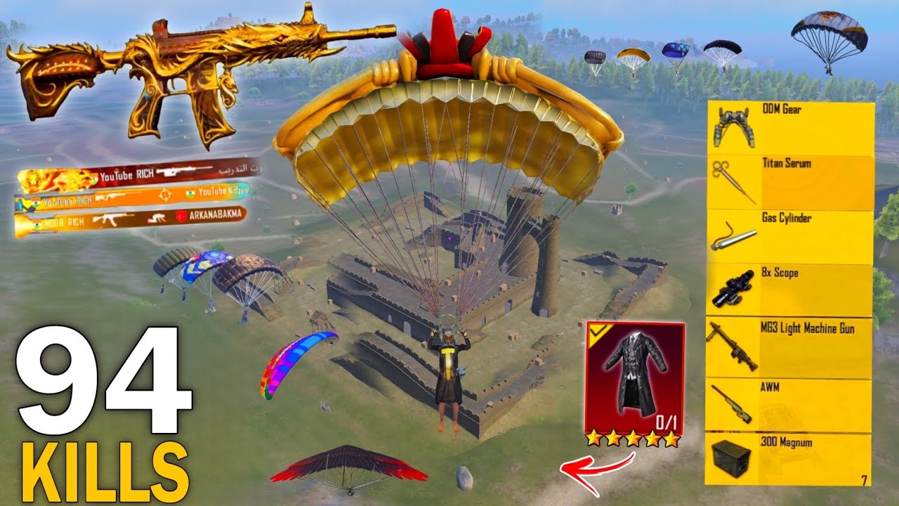 Ого!😍 НОВЫЙ ЛУЧШИЙ ГЕЙМПЛЕЙ ДОБЫЧИ с p90+Famas+Groza🔥Pubg Mobile