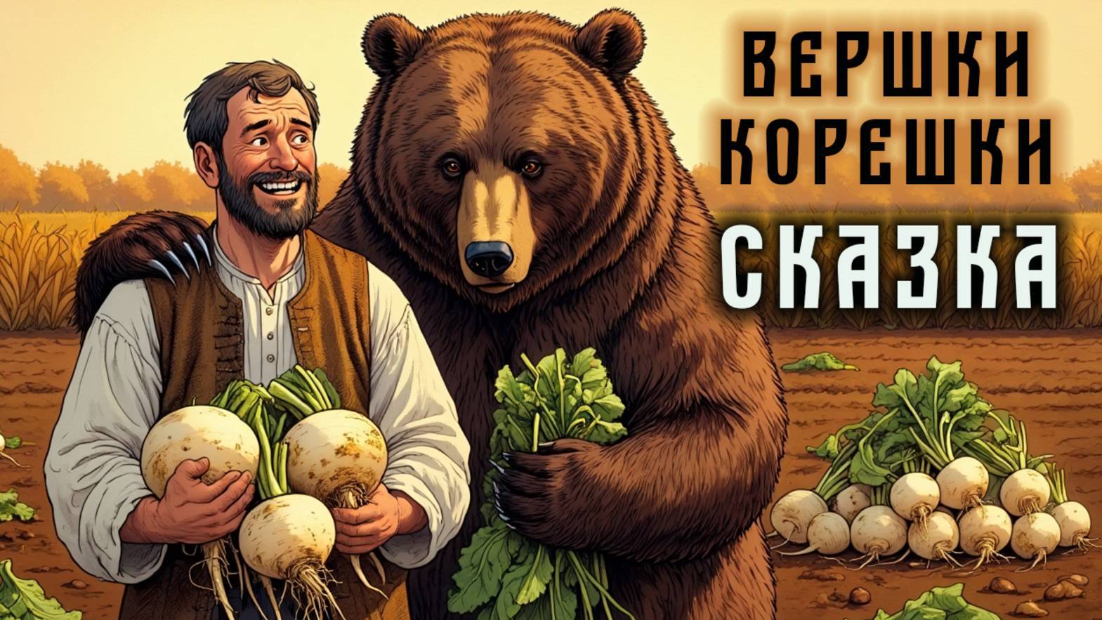 Вершки корешки. Сказка на ночь для детей