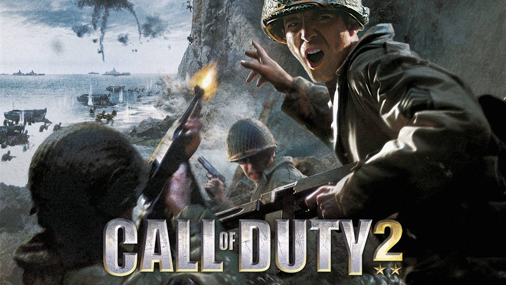 Call of Duty 2 Союзники в Египте. Зачистка окопов немцев. часть 8