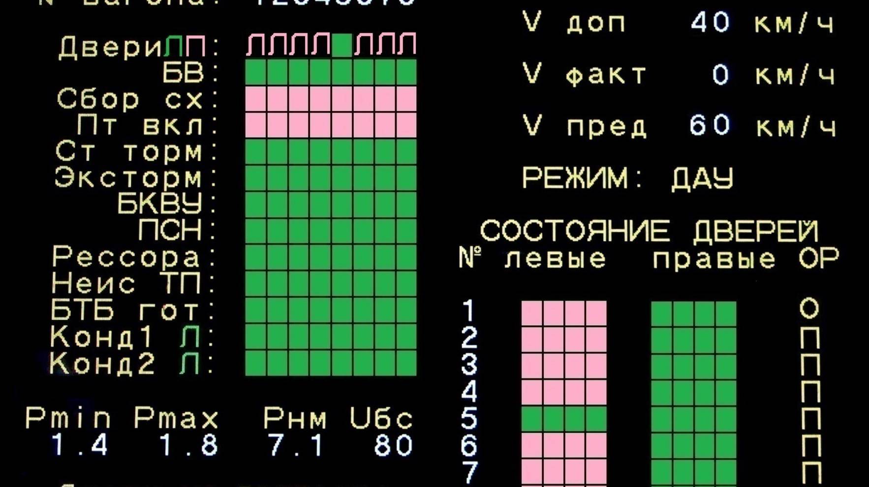 Не открылись двери в вагоне