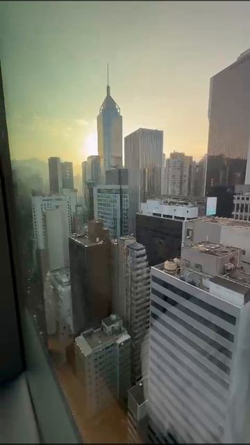 Гонконг,вид из окна