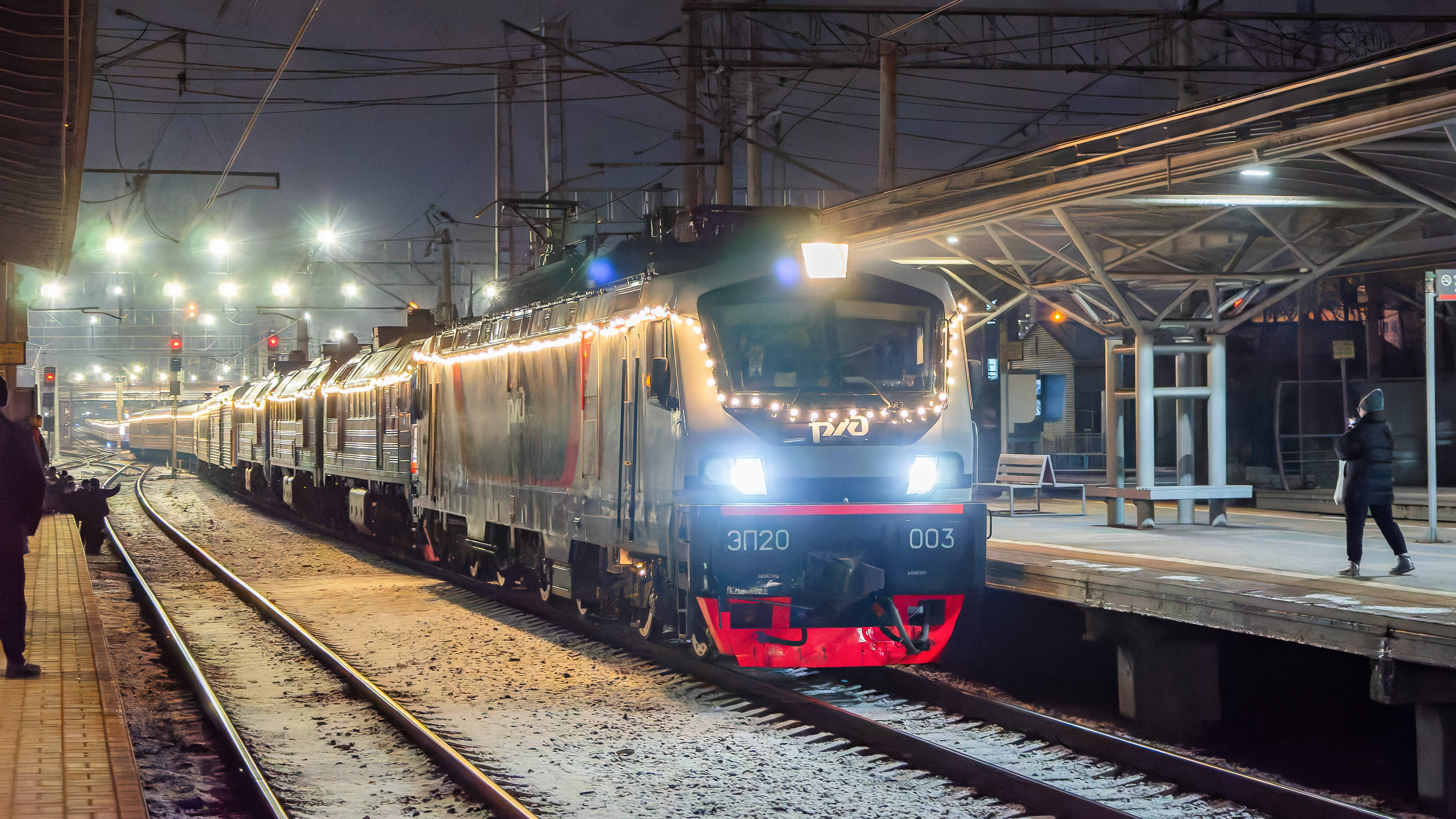 Поезд Деда Мороза в Москве!