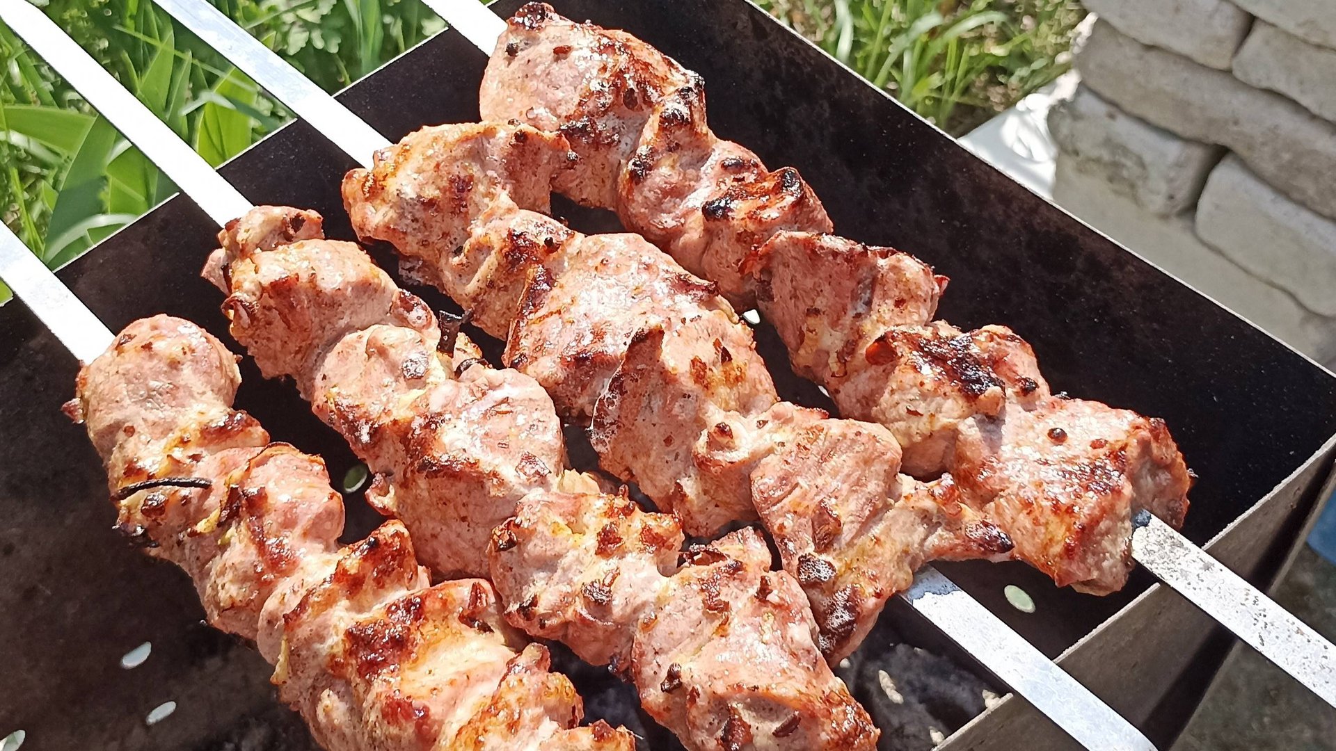 Шашлык из свинной шеи