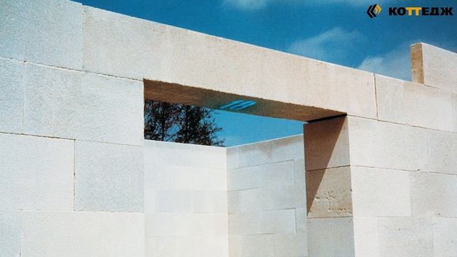 Оконные перемычки в доме из газобетона