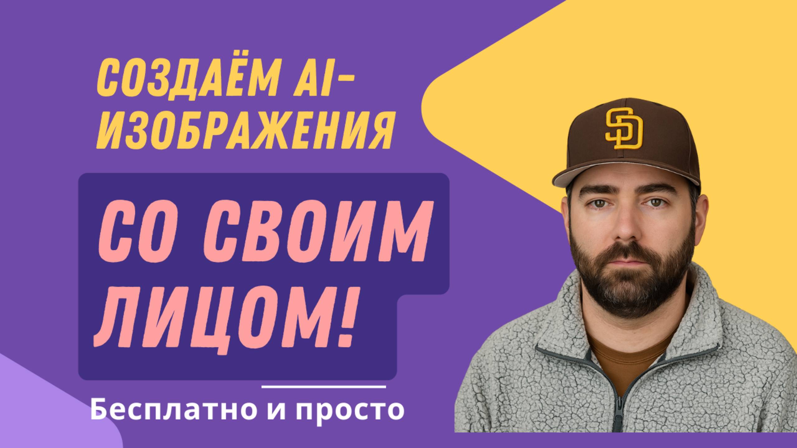 [RUS ИИ Перевод] Создаём AI-изображения со своим лицом! (Бесплатно и просто)