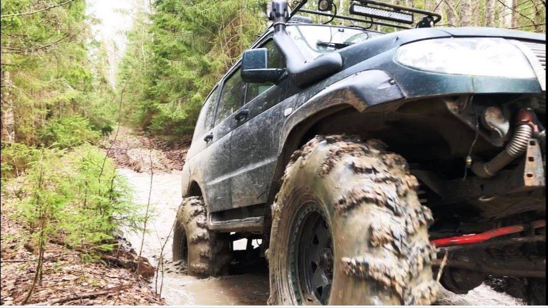 Один на УАЗ Патриот в весеннюю тайгу . Часть 1-Дорога к заброшенному монастырю.