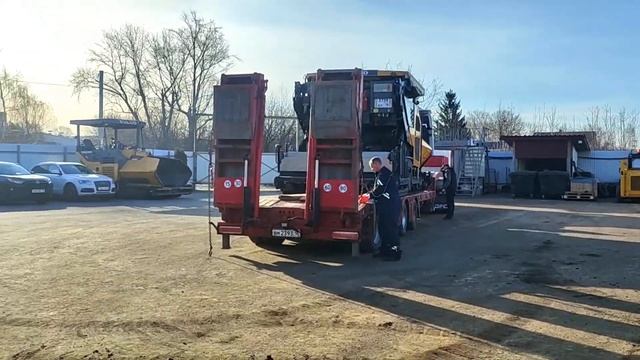 Транспортировка (перевозка) спецтехники низкорамным тралом