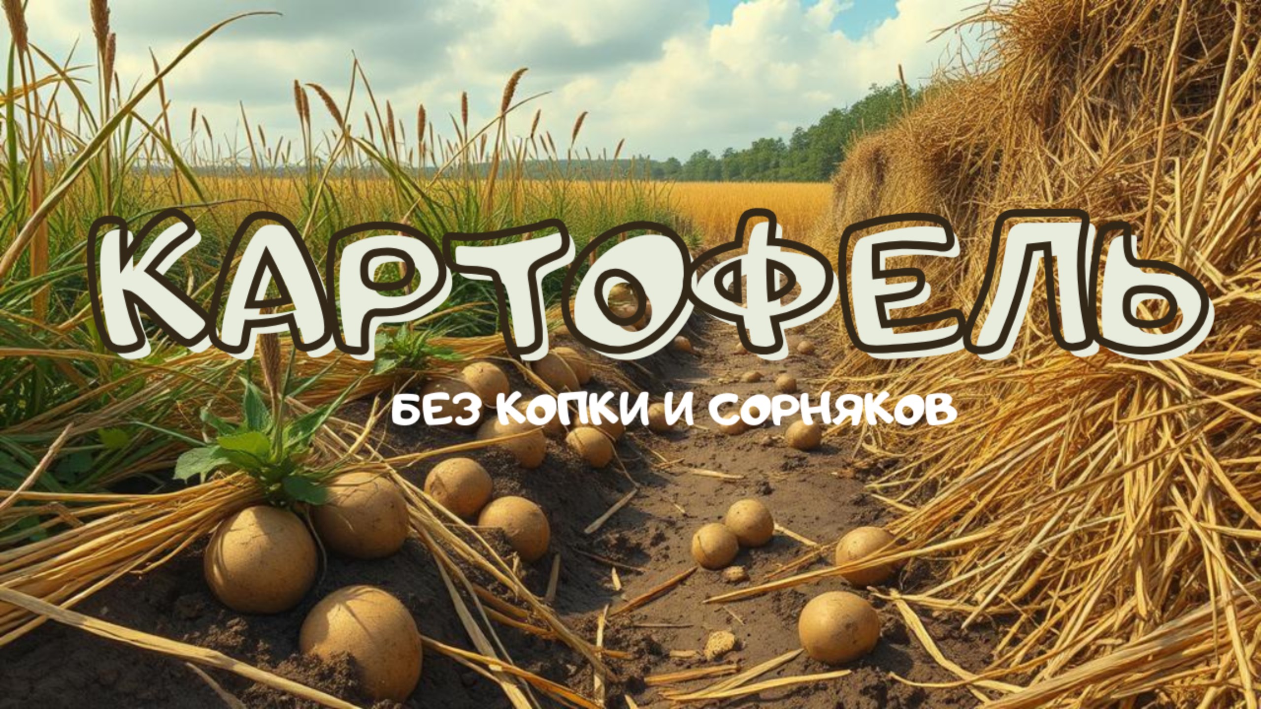 Посадка картофеля без копки и сорняков — простой способ, который работает