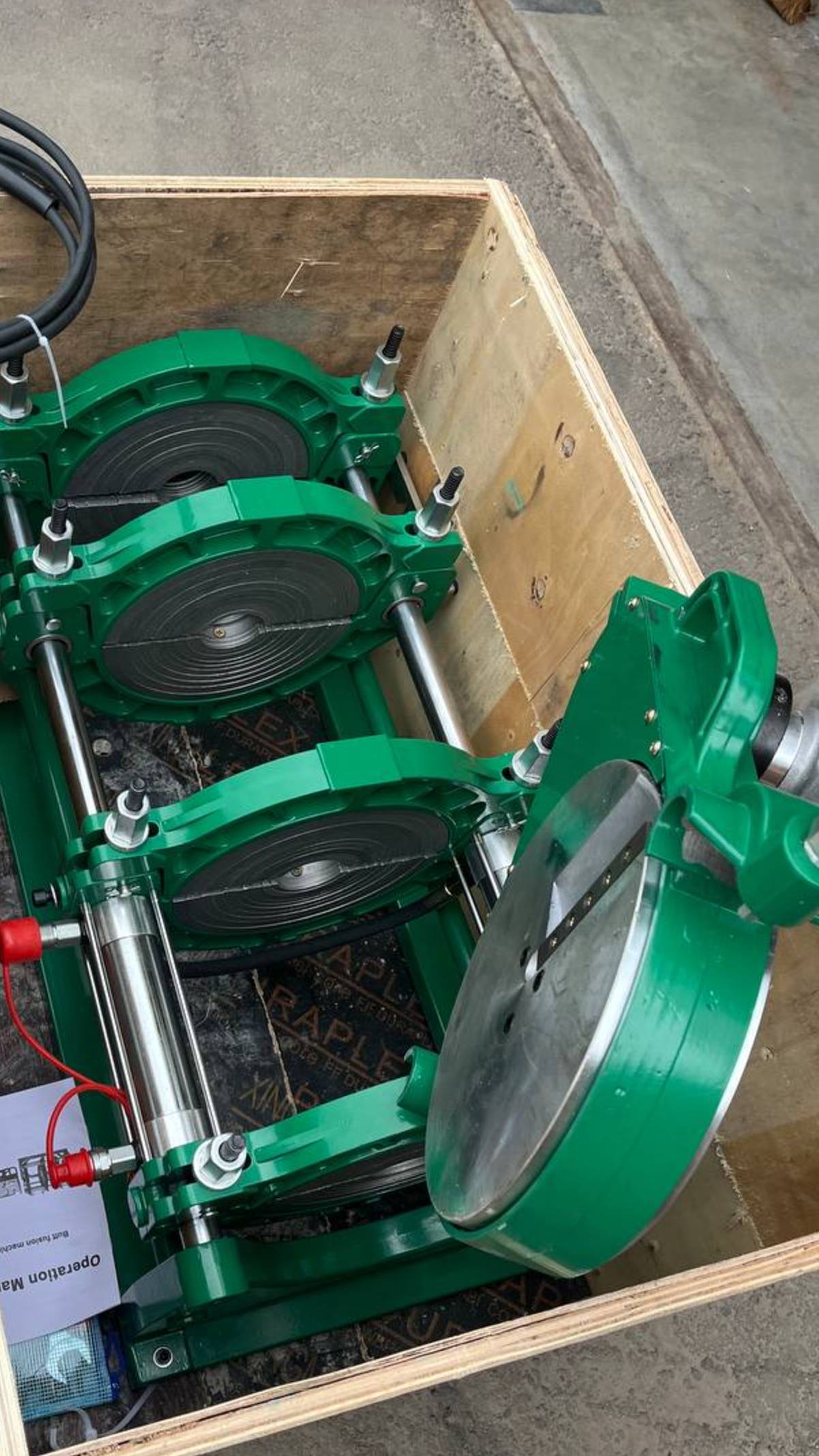 Стыковой сварочный аппарат для пнд труб 90-250 гидравлика