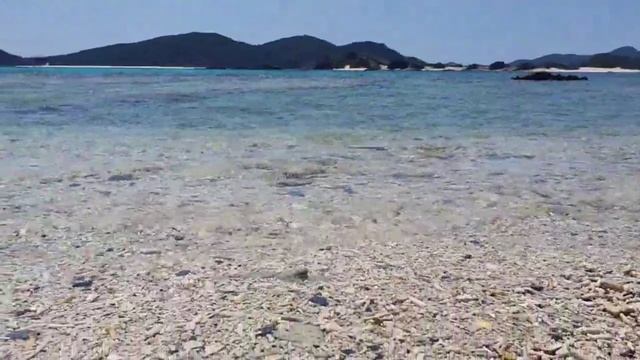 Гайд:Icecreсam Video Editor:Переход "Через черное" в  коллаже острова Замами, с шумом морской волны