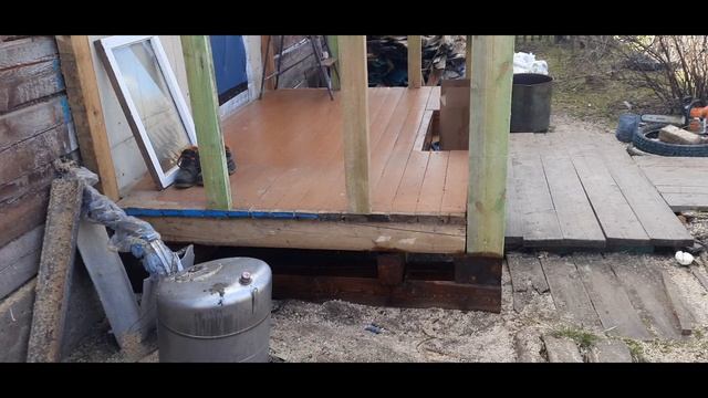 ДЕРЕВНЯ [ремонт крыльца]