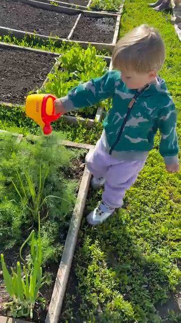 Глеб с лейкой