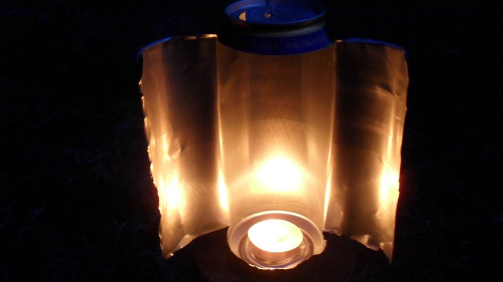 Фонарь из банки